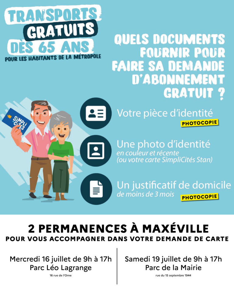 Réseau de bus Stan Grand Nancy | Gratuité dès 65 ans – VILLE DE MAXÉVILLE